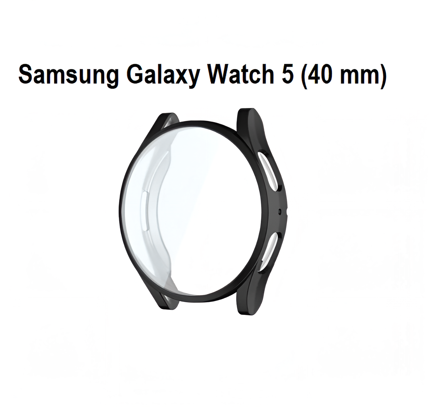 Чехол Protect из тончайшего и прочного силикона для Samsung Galaxy Watch 5 (40 mm) с противоударными свойствами, черный