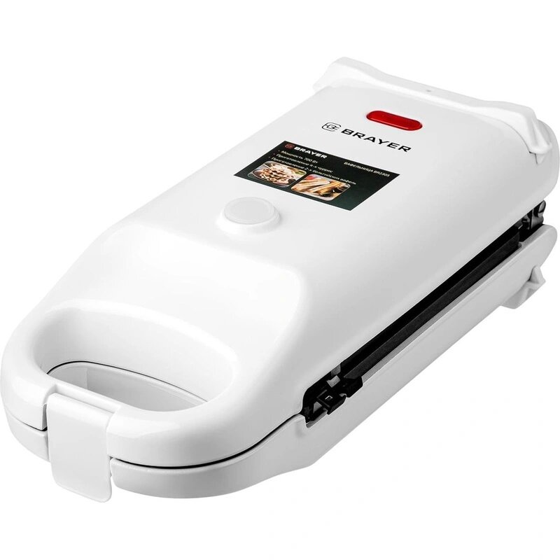 Вафельница BRAYER 2305BR,2в1,700Вт, белг. вафл, чуррос,18x11.6см, антиприг