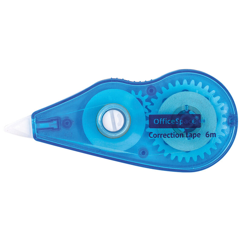 12 шт. Корректирующая лента OfficeSpace, 5мм*6м, пакет, европодвес