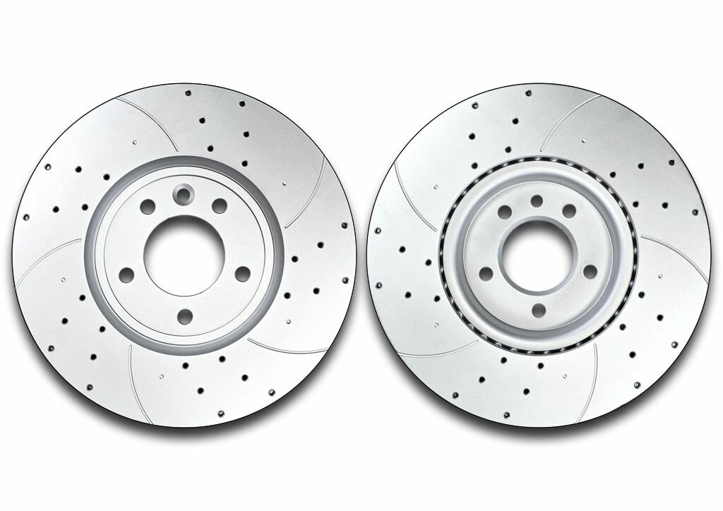 Тормозной диск Gerat DSK-F313P (передний) Platinum для а/м LAND ROVER DEFENDER, DISCOVERY, RANGE ROVER SPORT (349 мм)