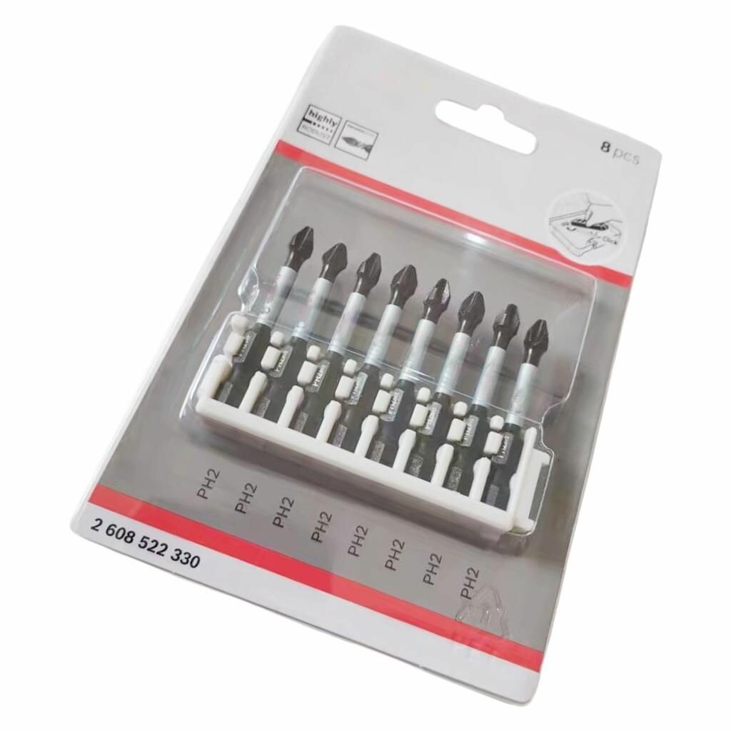 PH2 Электроотвёртка с амортизацией, 2608522330 8 штук