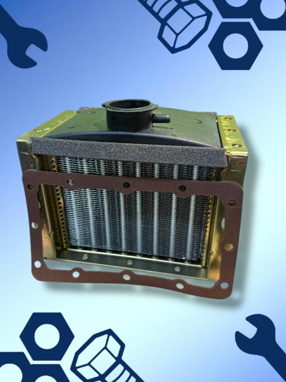 Радиатор с прокладкой R 180 8 л. с. алюминиевый