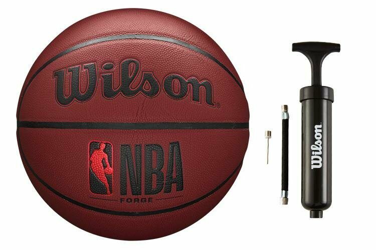 Баскетбол унисекс Wilson x NBA 5102701, тёмно-коричневый, размер 7, PU, для тренировок