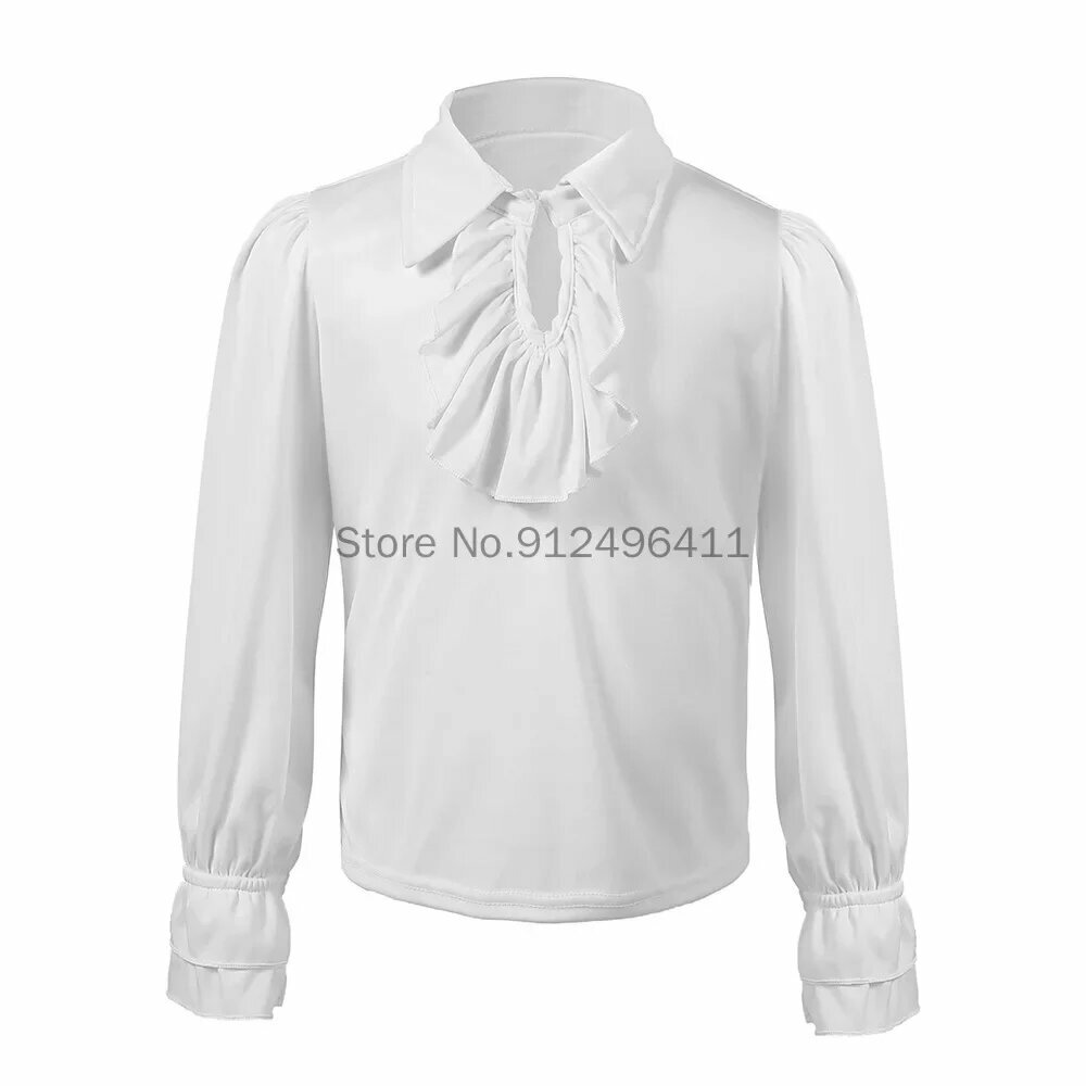 Детский костюм Викторианский Вампир Белый, М, white shirt only