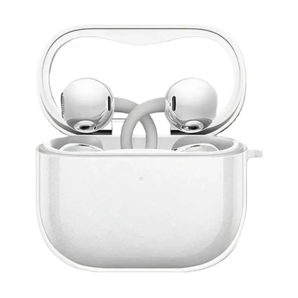 Прозрачный силиконовый чехол для наушников Huawei FreeClip2 Transparent