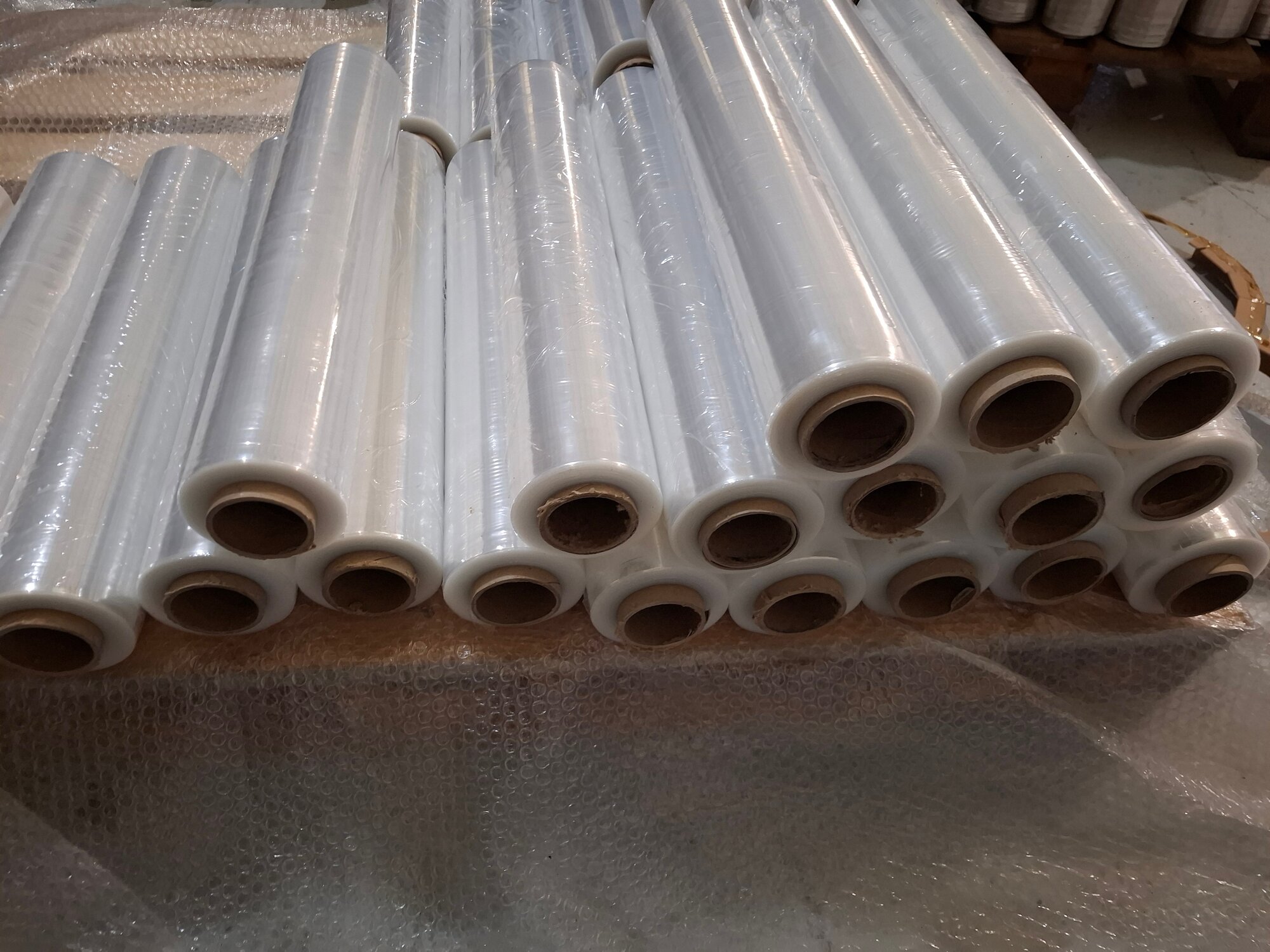 Стрейч-плёнка шпули РФ, бесцветная, 50x190 см, толщина 23мкм