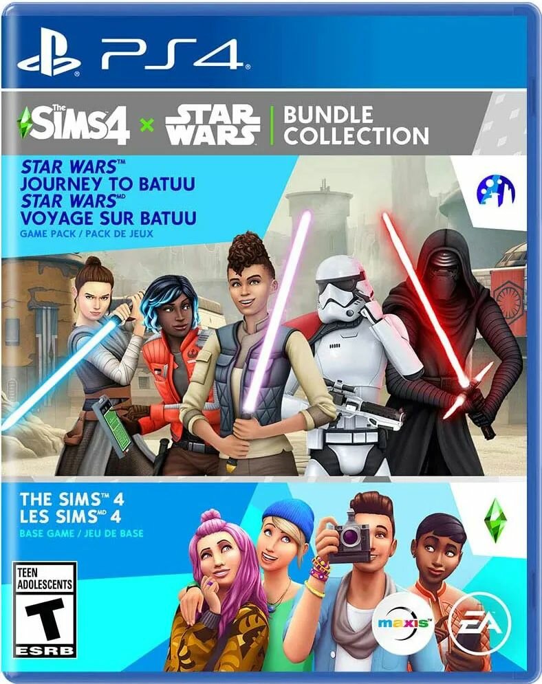 Игра для PS4 The Sims 4 + Star Wars: Journey to Batuu Bundle (Английская версия)
