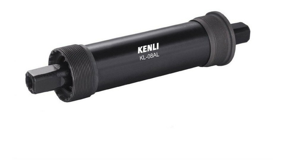 Каретка для фэт-байка KENLI KL-08AL 120/170 мм, BSA под квадрат, промподшипники, чашки и корпус - сталь