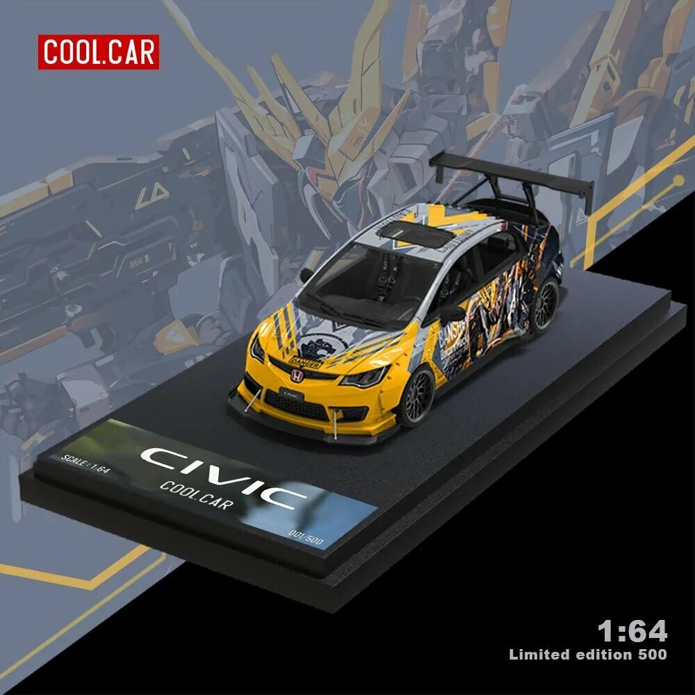 Модель автомобиля CC645727 Honda Civic тюнинг серый меха - стандартная версия