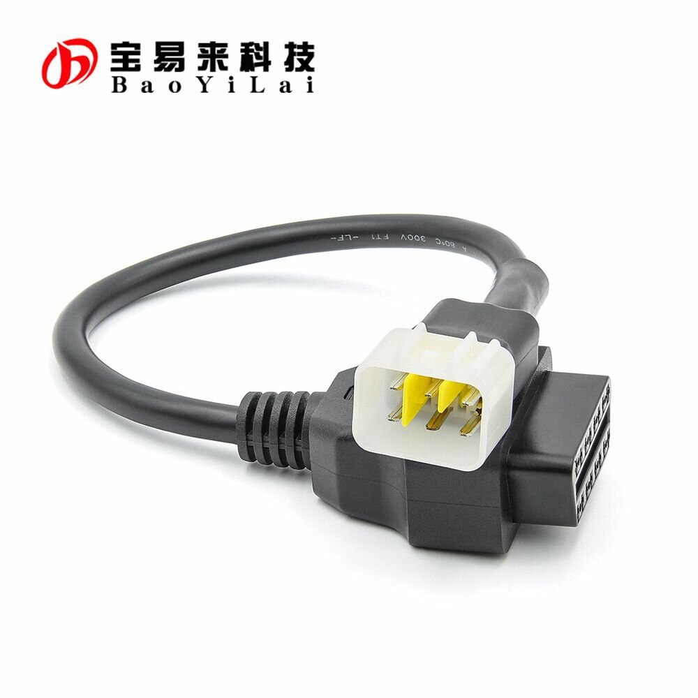 OBD на 6 контактов для DELPHI Benelli Sinnis Lexmoto Moto — диагностический разъём для мотоциклов и скутеров, совместимость и замена