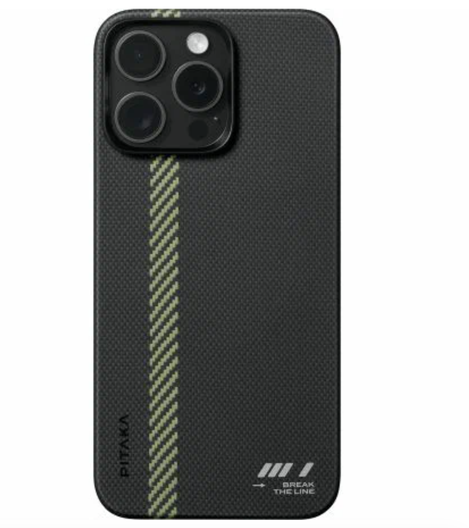 Чехол Pitaka Fusion Weaving MagEZ 5 для iPhone 15 Pro - Break the Line