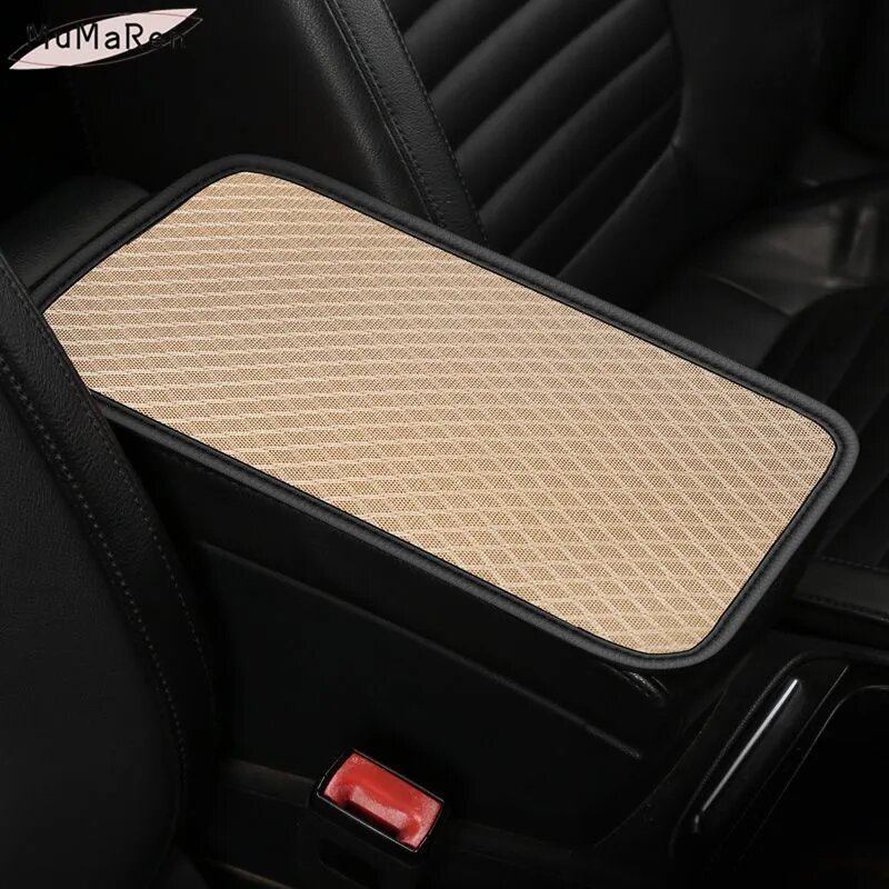 Кожаный чехол для подлокотника + кожа с эффектом памяти + чехол для автомобильного подлокотника в простом стиле 18339010