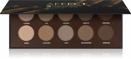 Набор для бровеи Affect Color Brow Collection, 10 2 г