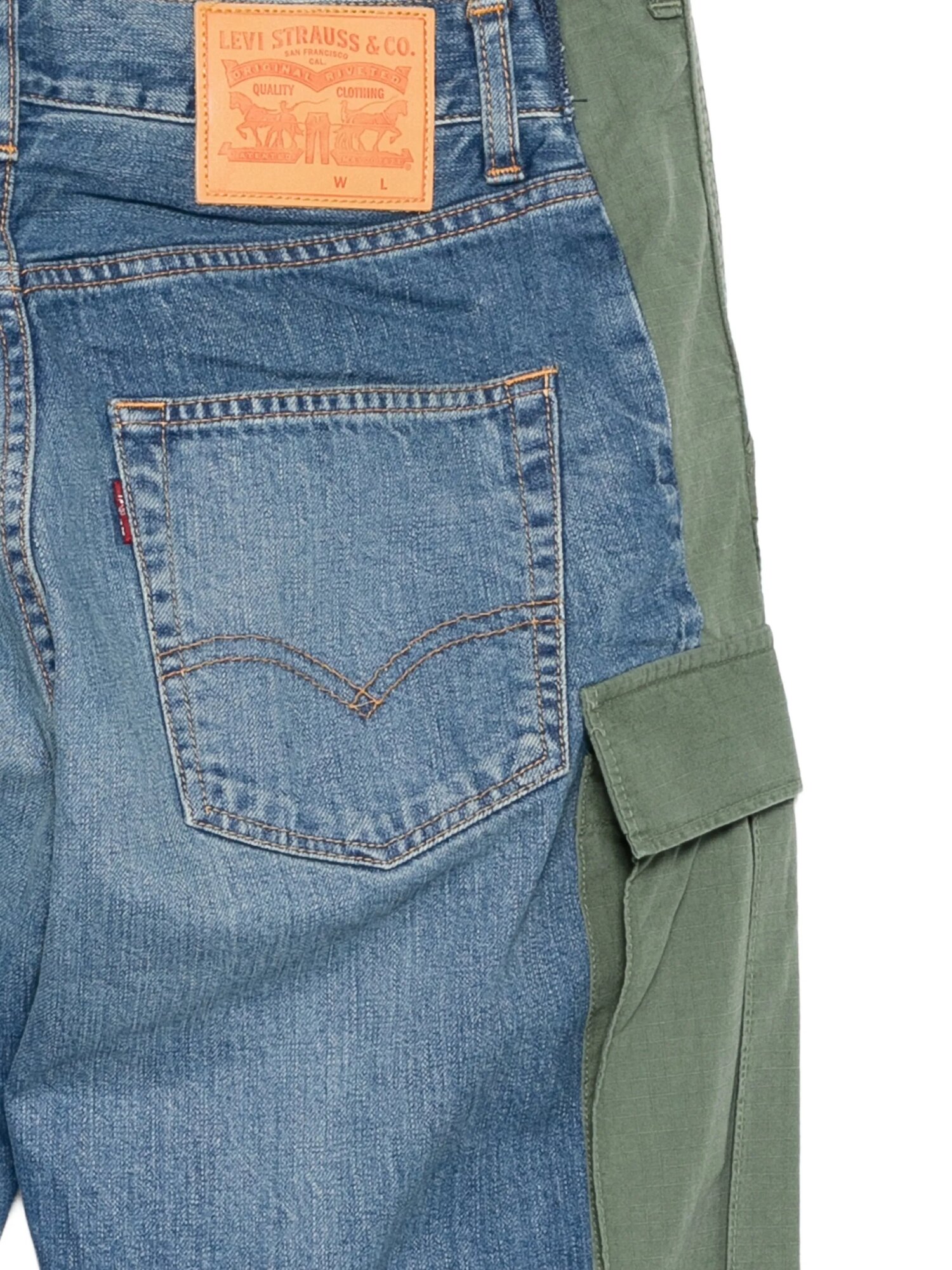 Брюки Junya Watanabe Patchwork cargo pants, размер 48 — фото 1