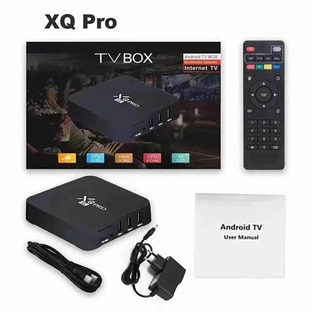 Смарт ТВ приставка MXQ Pro 5G wi-fi 2.4 и 5.0 GHz Андроид