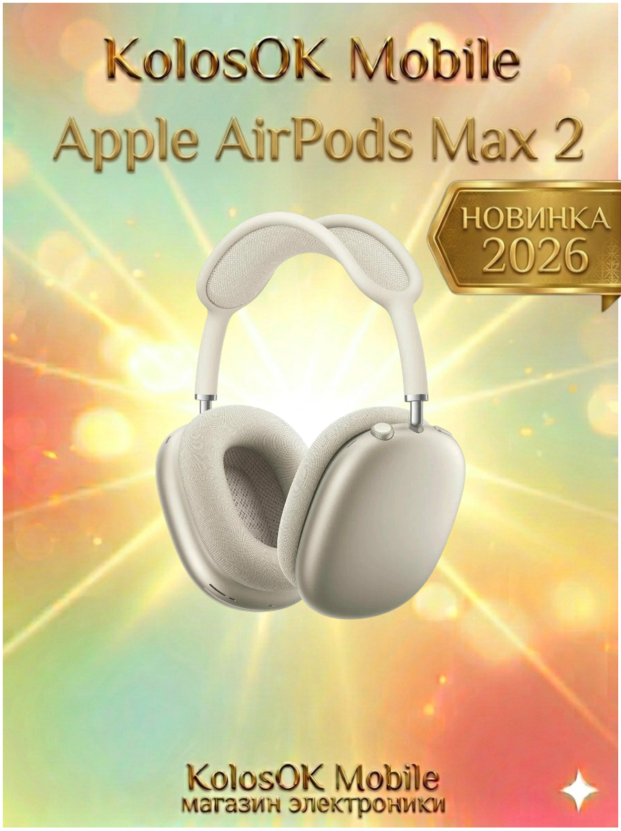 Беспроводные наушники Apple AirPods Max 2 Starlight USB-C, 2026