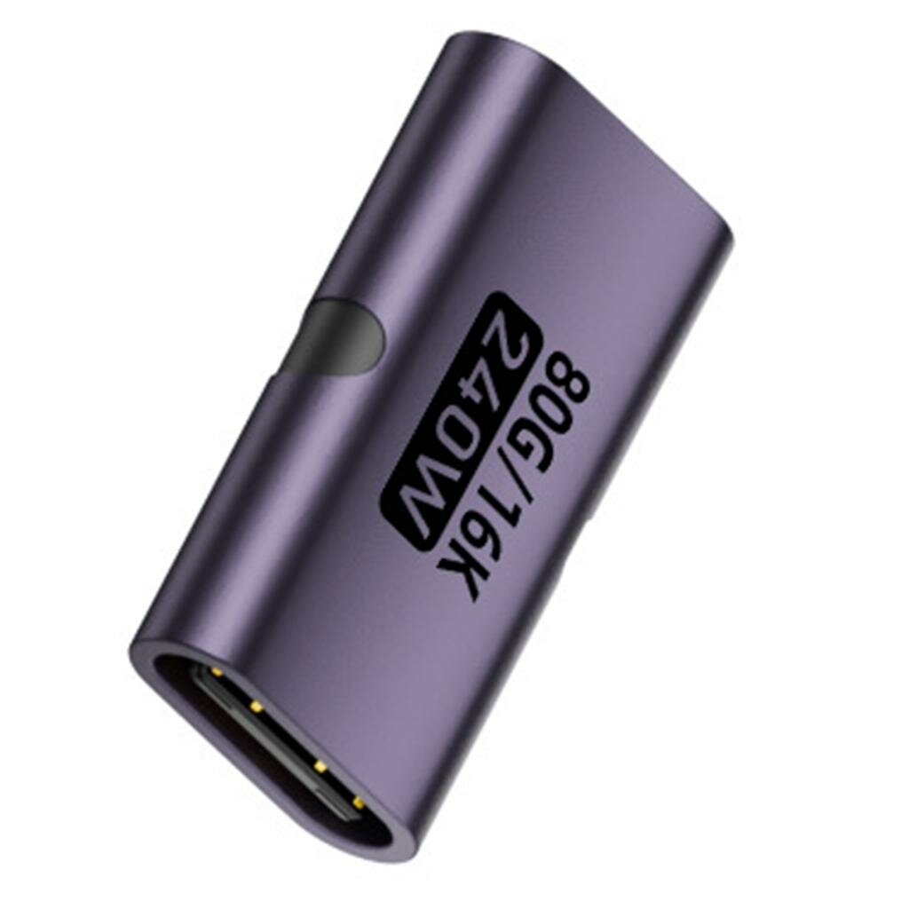 USB4-адаптер с поддержкой 80 Гбит/с и 240 Вт, 紫色的