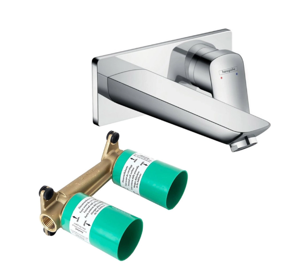 Смеситель для раковины Hansgrohe Logis 71220000S (71220000+13622180) хром