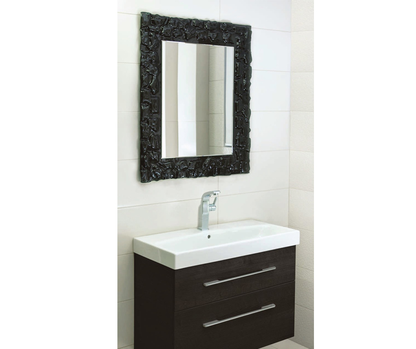 Зеркало интерьерное Lustro Pompea Rectangle BLACK — фото 1