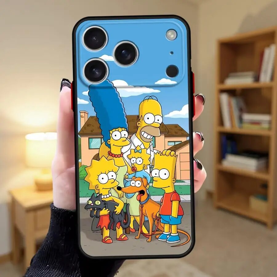 Чехол для iPhone 17 Pro Max, The Simpsons, Mix04
