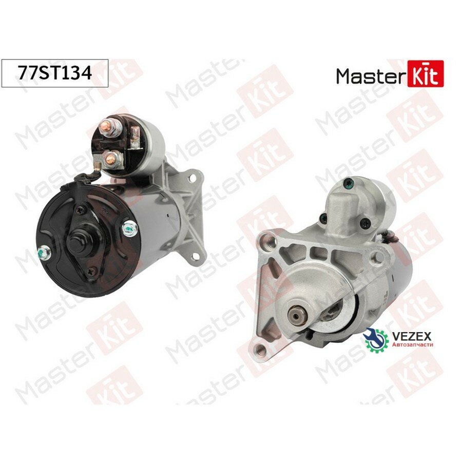 MASTERKIT 77ST134 Стартер CITROEN PEUGEOT 1.4kw 77ST134