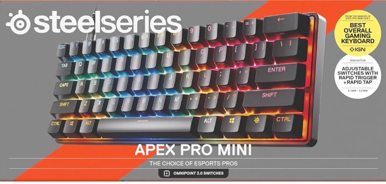 Игровая клавиатура SteelSeries Apex Pro Mini Gen 3