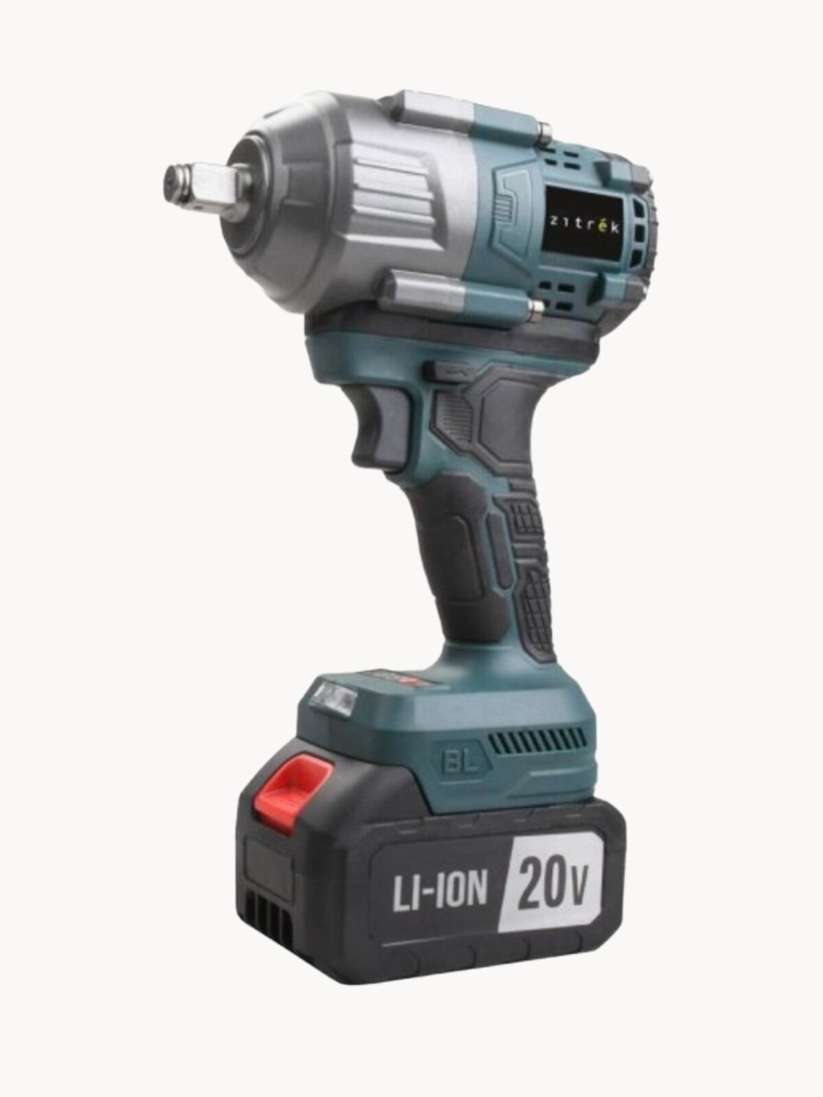Гайковерт аккумуляторный бесщеточный Zitrek Crusher 20 PRO, 20В, 800 Нм, 1х4.0Ач (085-1019)