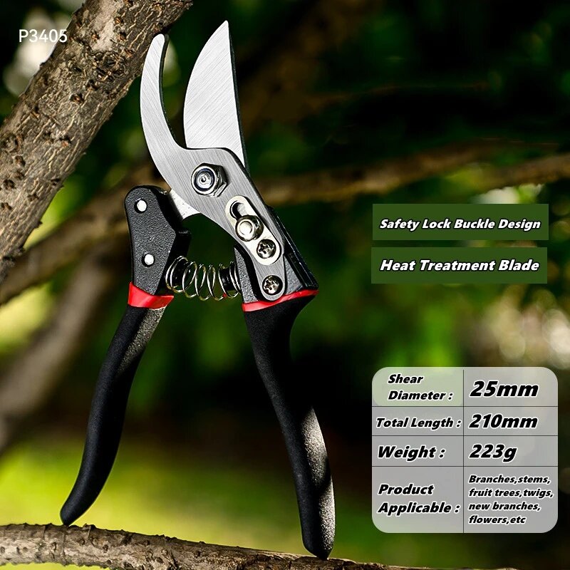 Садовые секаторы SK-5 сталь 40 мм P3405 BLACK
