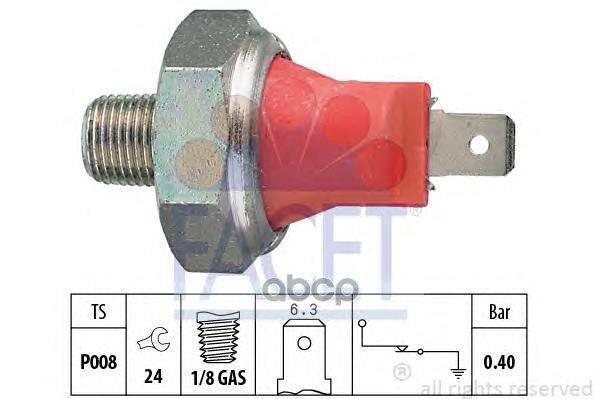 Датчик давления масла SUZUKI (95>), MAZDA, DAIHATSU Facet арт. 70017