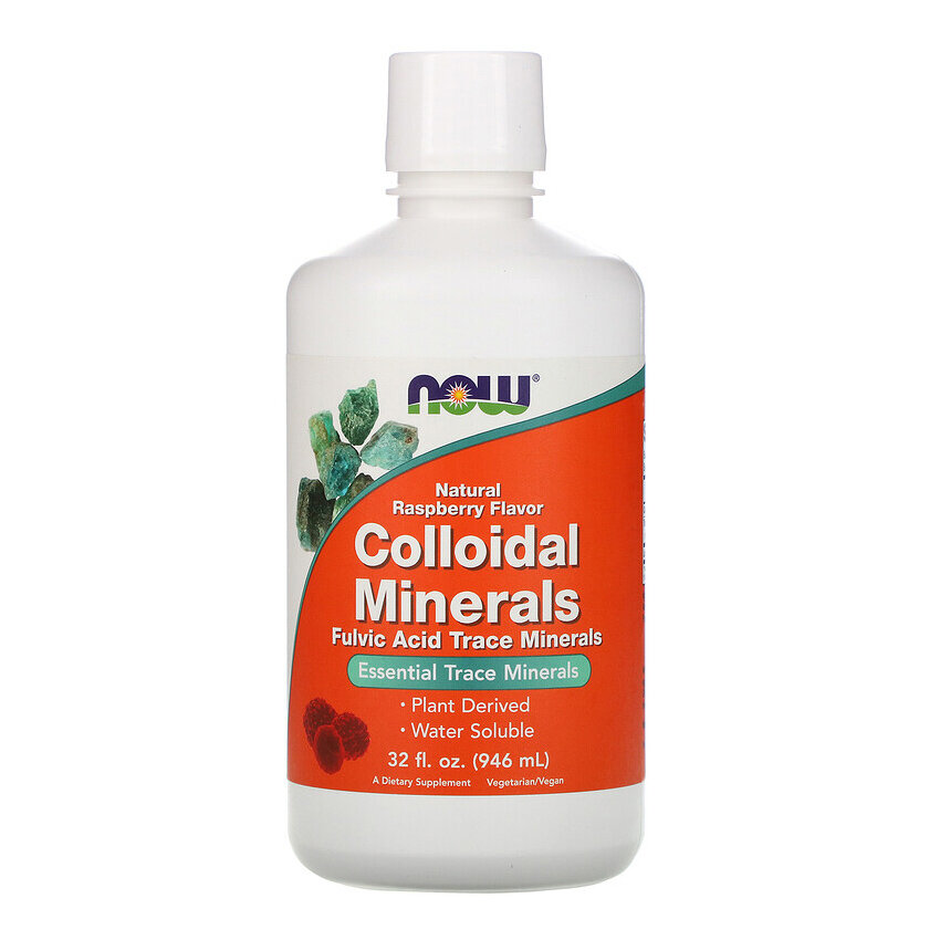 Now Colloidal Minerals (946 мл) (малина)