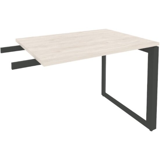 Брифинг-приставка Riva на О-образном м/к O. MO-BR-9 Денвер светлый/Антрацит металл 980*720*750 (Onix Direct)