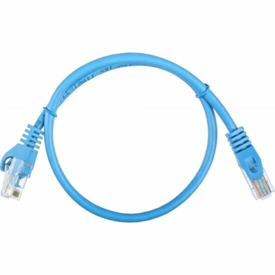 Патч-корд Acd LPU5E-5DL Cat5e UTP 24AWG 4Pair, 7/0.18мм CCA Синий, 0.5м