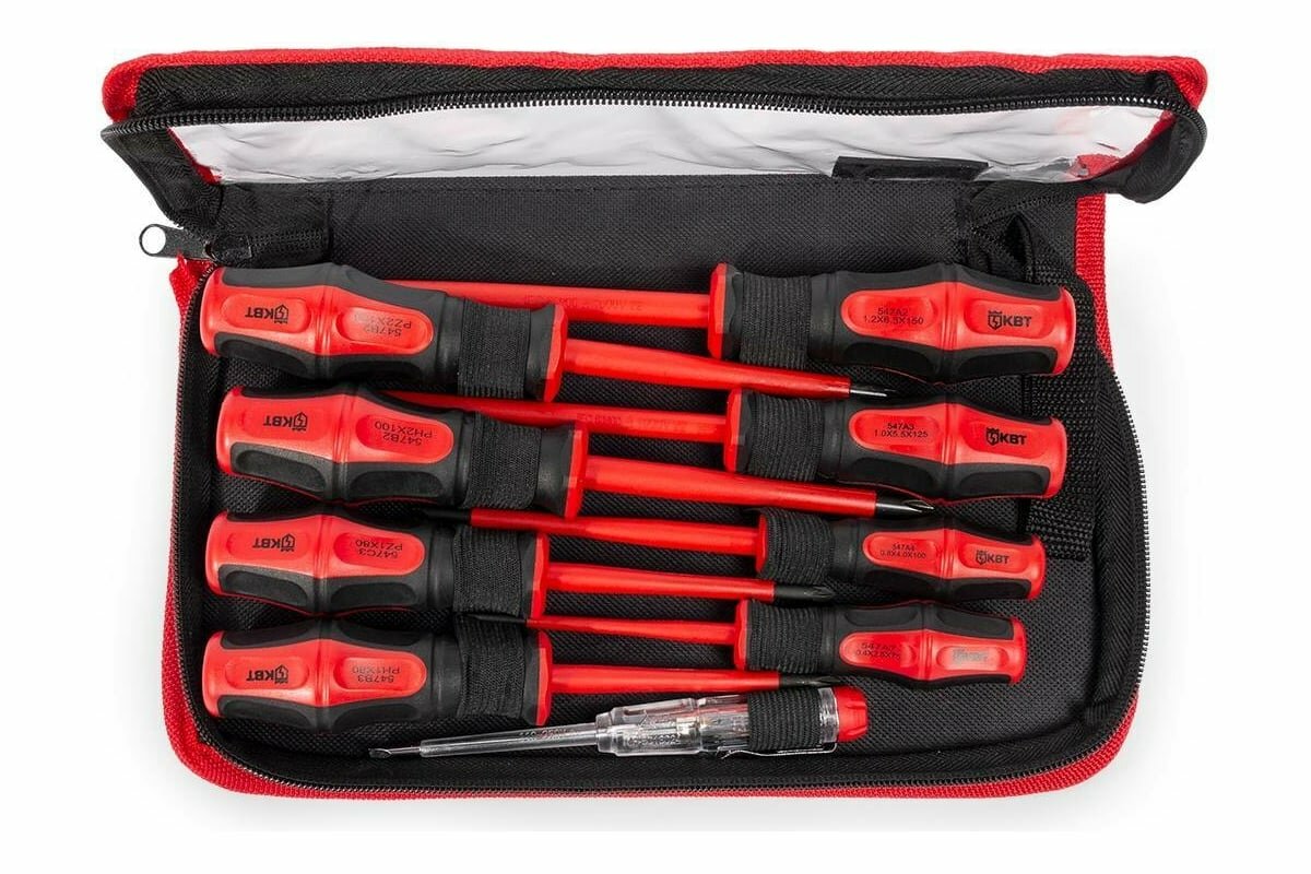 КВТ Набор диэлектр. отверток Профи НИО-09 78620