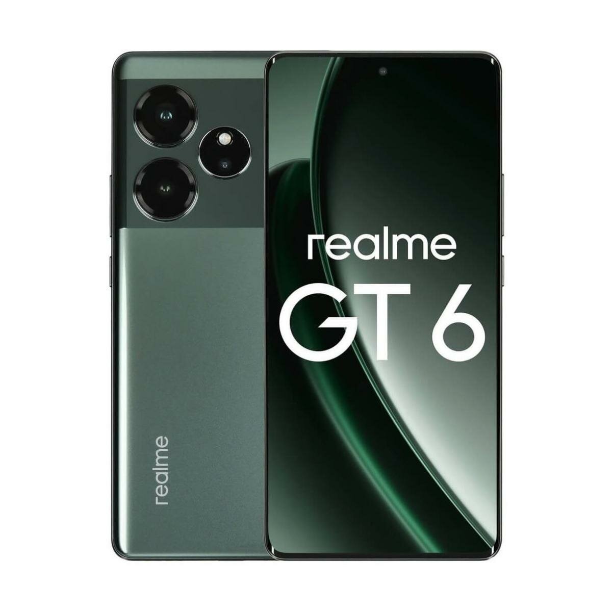 Смартфоны Android премиум Realme Смартфон Realme GT6 16/512Gb Зелёный