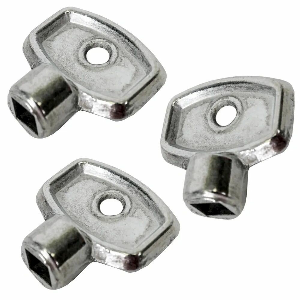 Ключ для ручного воздухоотводчика металлический (3 штуки)