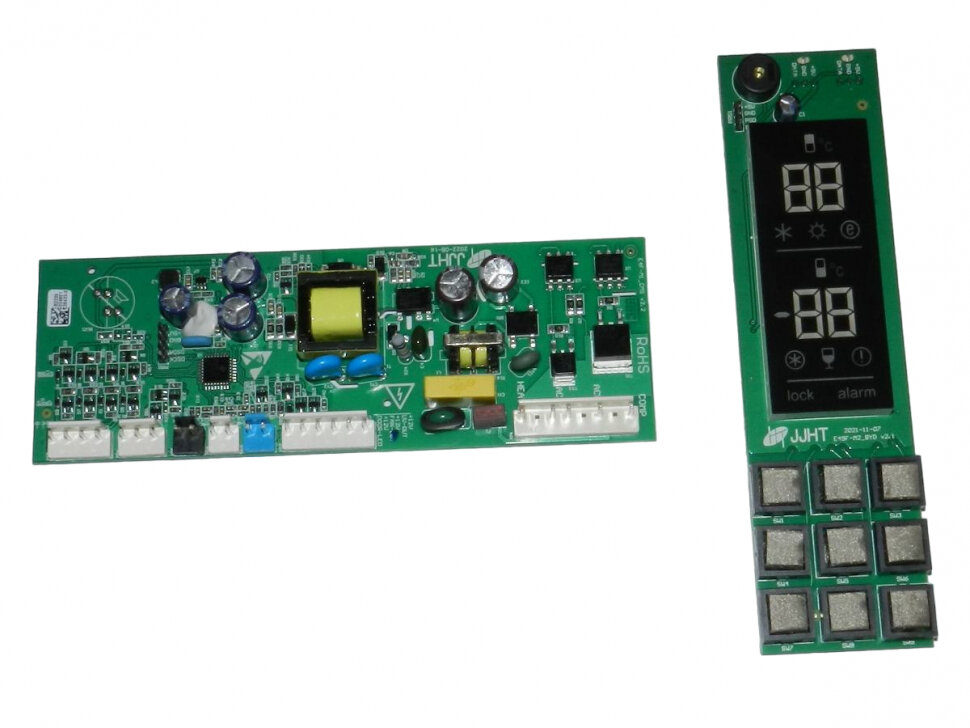 908081410361 + 908081410367 - Модуль управления Е4F-М1 + Модуль индикации - дисплей с кнопками Е49F-М2 Атлант