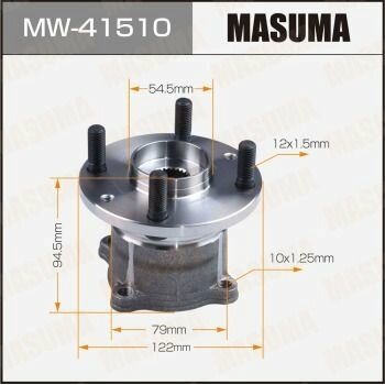 MW-41510 Ступица с подшипником Мазда DEMIO задняя