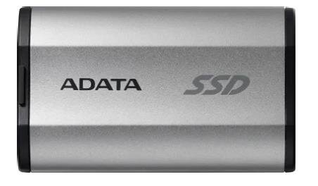 Внешний накопитель SSD ADATA 1Tb SD810 USB Type-C (2000/2000 Mb/s) metal case grey (SD810-1000G-CSG)