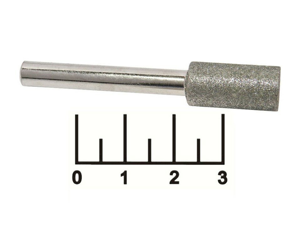 Бор-фреза цилиндр 6*10мм алмазный
