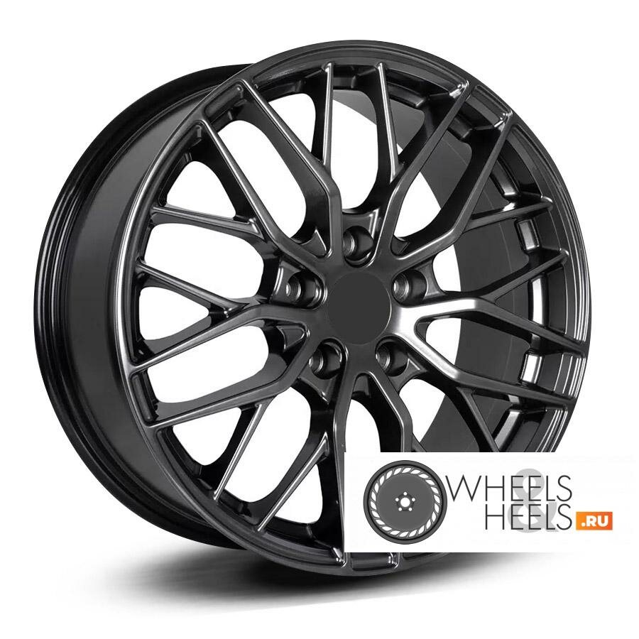 Диск автомобильный литой RST R007 17x7.5 5x112 et45 dia57.1 Черный глянцевый