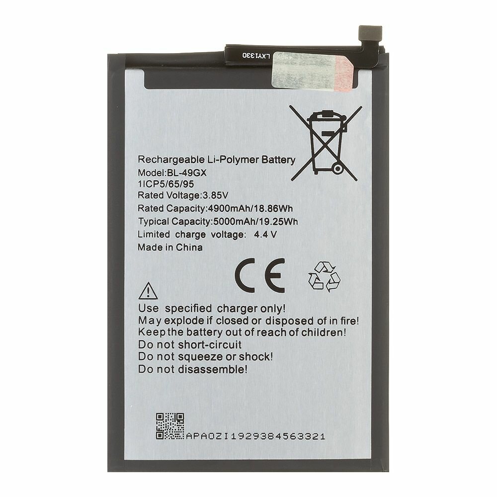 АКБ Infinix Hot 11S/12 Pro (BL-49GX) 100% Filling Capacity