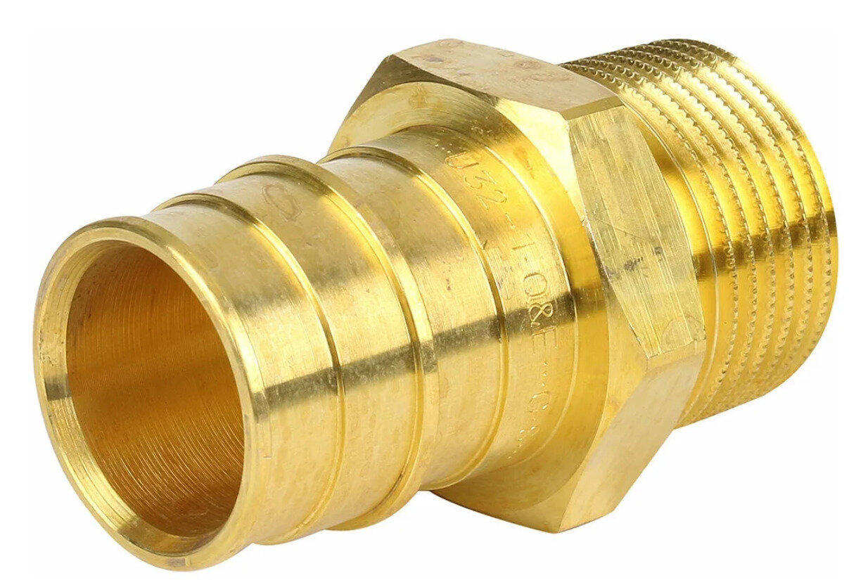 Переходник прямой Pradex FP02008 25хR3/4 с наружной резьбой