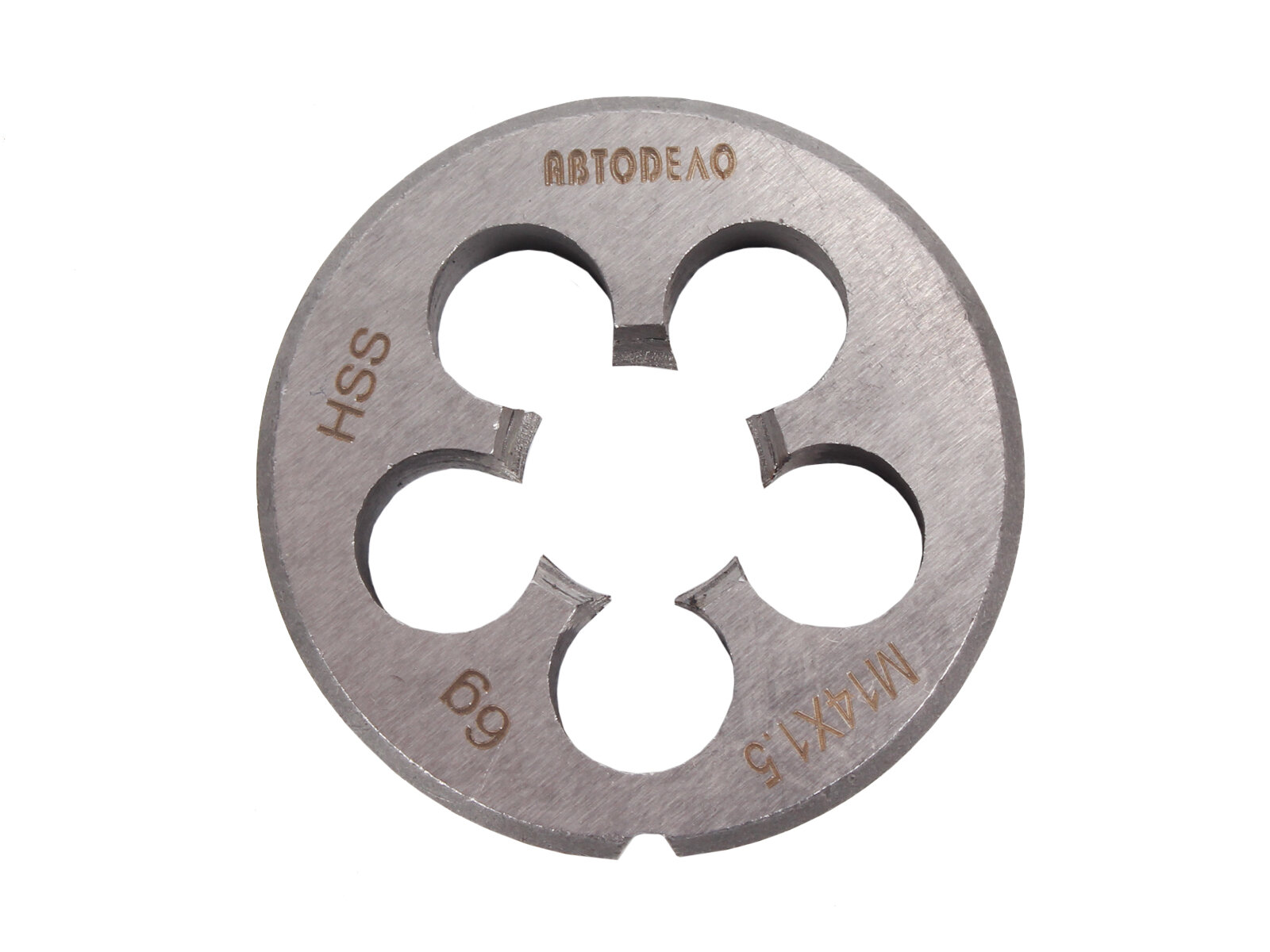 Плашка M14х1.5 D-38 мм АвтоDело (40888), инструментальная сталь