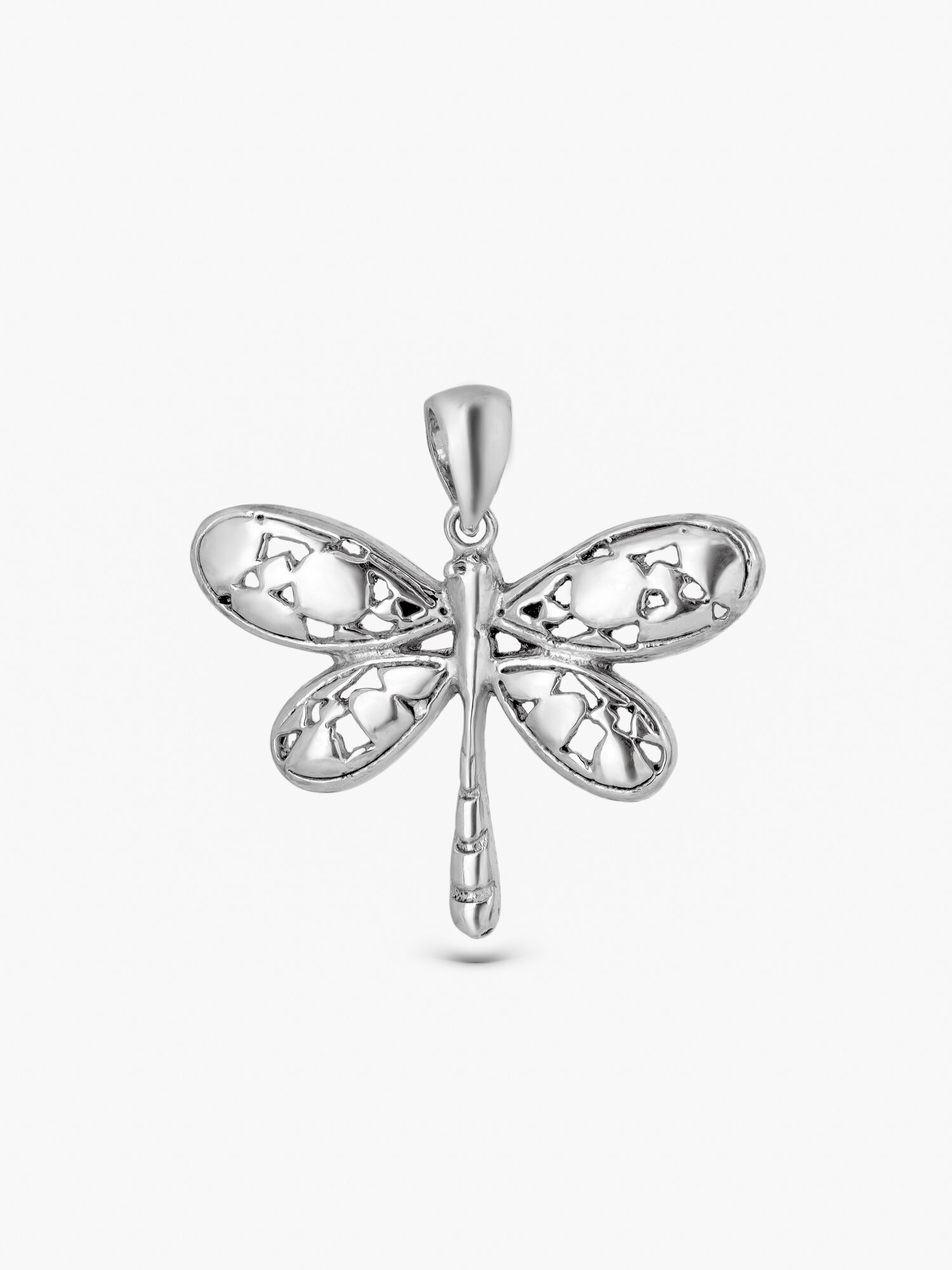 Подвеска, серебро, 925 проба, родирование