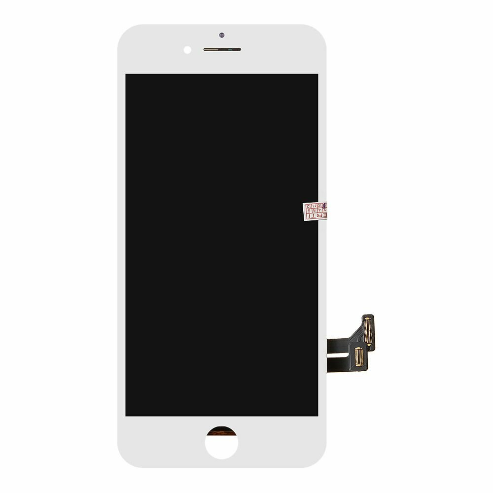 LCD дисплей для Apple iPhone 7 с рамкой крепления, (яркая подсветка) белый (AAA) 1-я категория