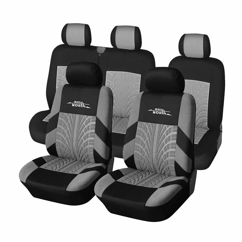 Авточехлы AUTOYOUTH GRAY-FULL SET, комплект на сиденья