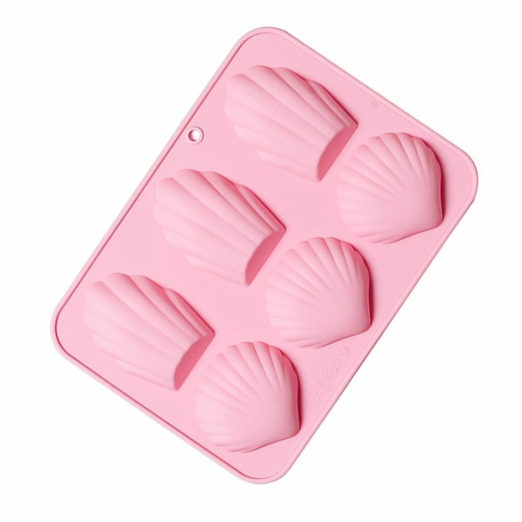 Силиконовая форма для выпечки торта Мадлен с 6 полостями, инструмент для приготовления шоколада, конфет