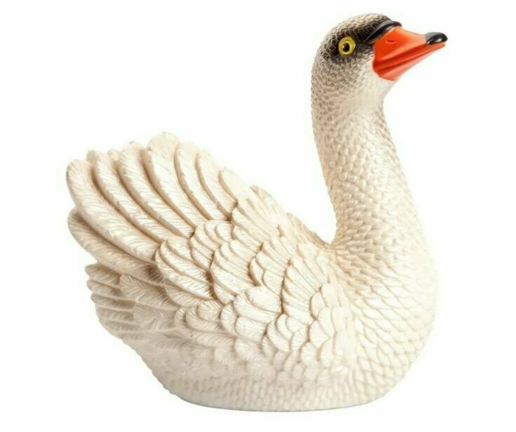 Лебедь (19см, пластизоль, в сетке, от 3 лет) С-815, (Огонек)