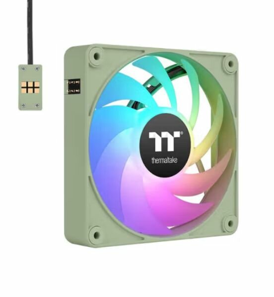 Вентилятор охлаждения корпуса компьютера Thermaltake CT140 EX ARGB / forward / 3 в упаковке