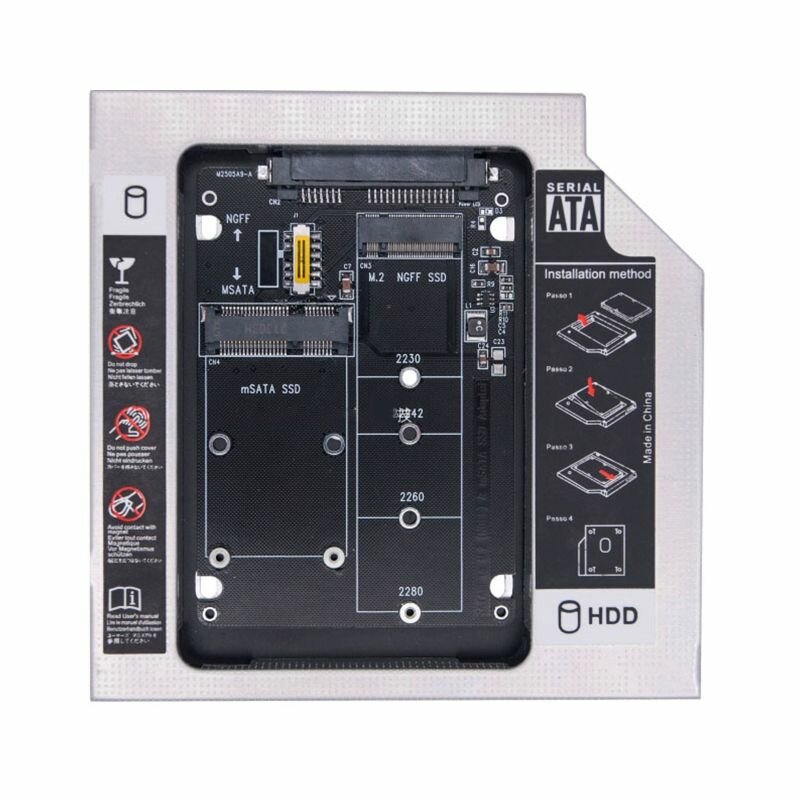 Адаптер M.2 NGFF/mSATA to SATA